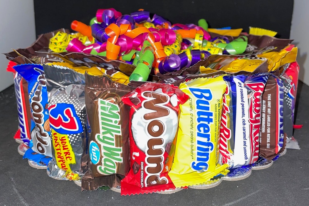 Assorted Candy Bar Cake - Etsy