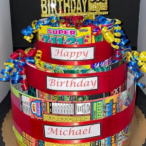 100 Dollar Lottery Cake, Birthday Lottery Cake - Etsy