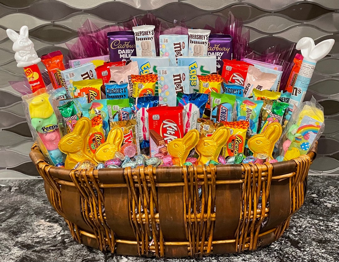 Easter Basket Candy Arrangement Large - Etsy