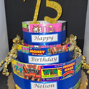70 Dollar Lotto Cake, Lotto Cake, Birthday Lottery Cake - Etsy