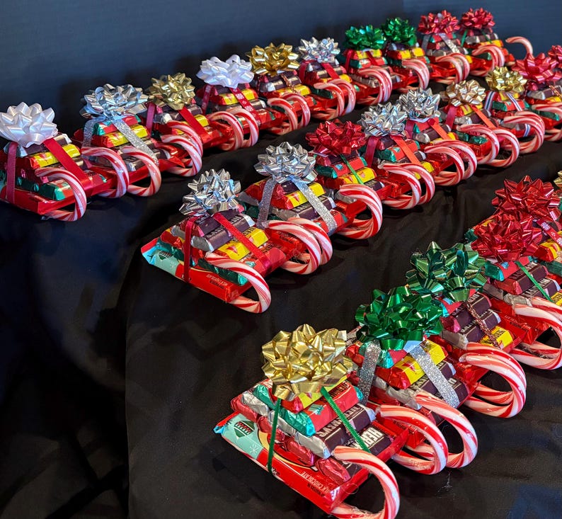 Kit Kat Candy Sleigh: Holiday Chocolate Gift - Etsy
