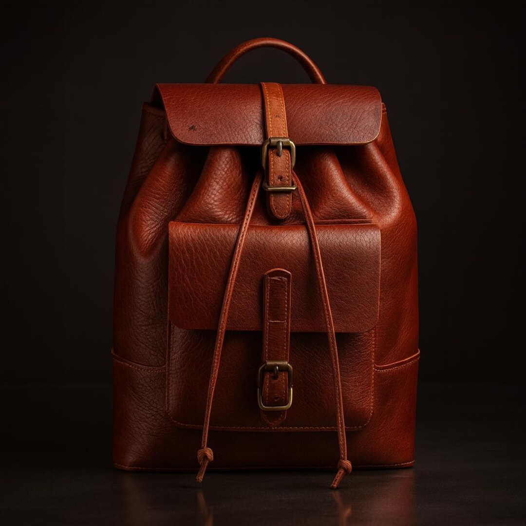 Handmade Leather Backpack – Drifter Mid-size Travel and Student Bag ...