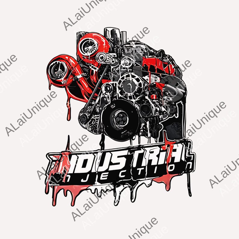 Industrial Injection Cummins Engine Drip Png for Fan, Diesel Lover ...