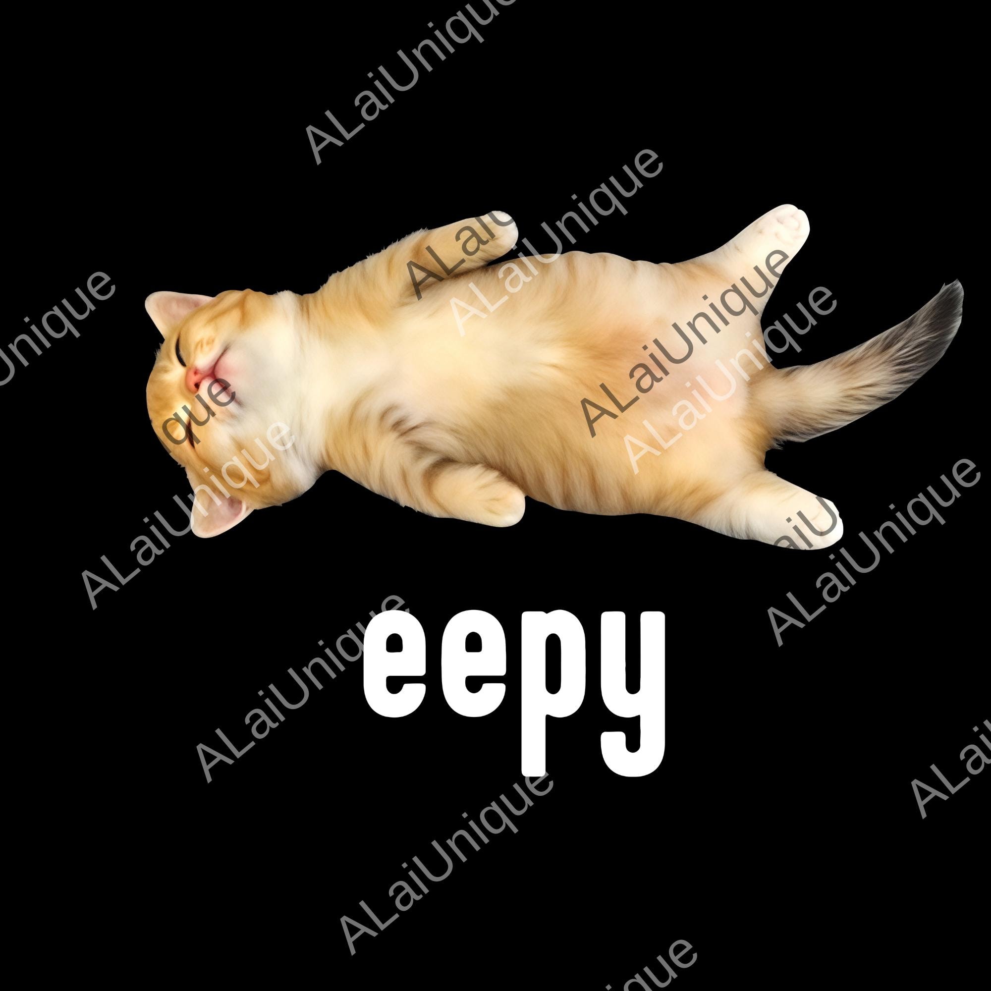 Eppy Cat Meme Digital, Funny Cat Png, Gen Z Joke Png, Stupid Brainrot ...