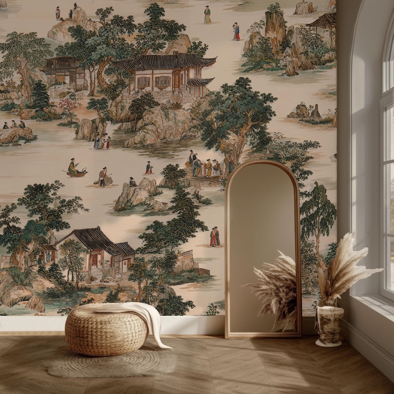 Chinese Wall Mural - Etsy