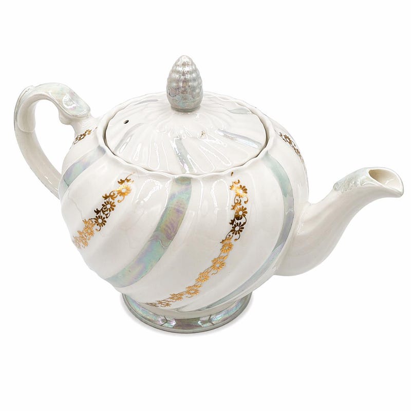 Antique Ellgreave Teapot - Etsy