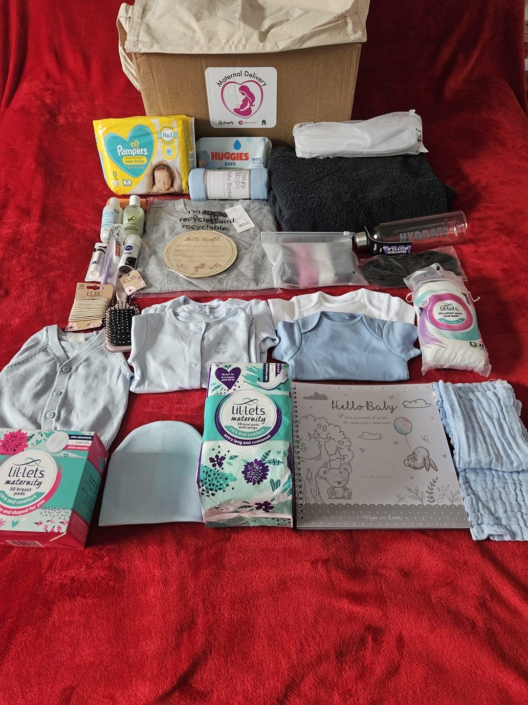 Pre Packed Hospital Tote Bag, Essentials for Both Mum and Baby After ...