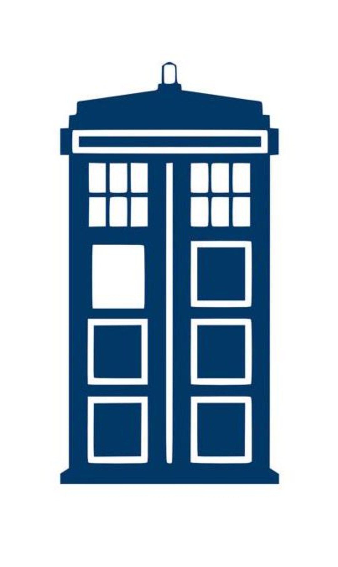 Dr Who Tardis Decal Good for Car, Truck, Laptop or Windows. Sticks to ...