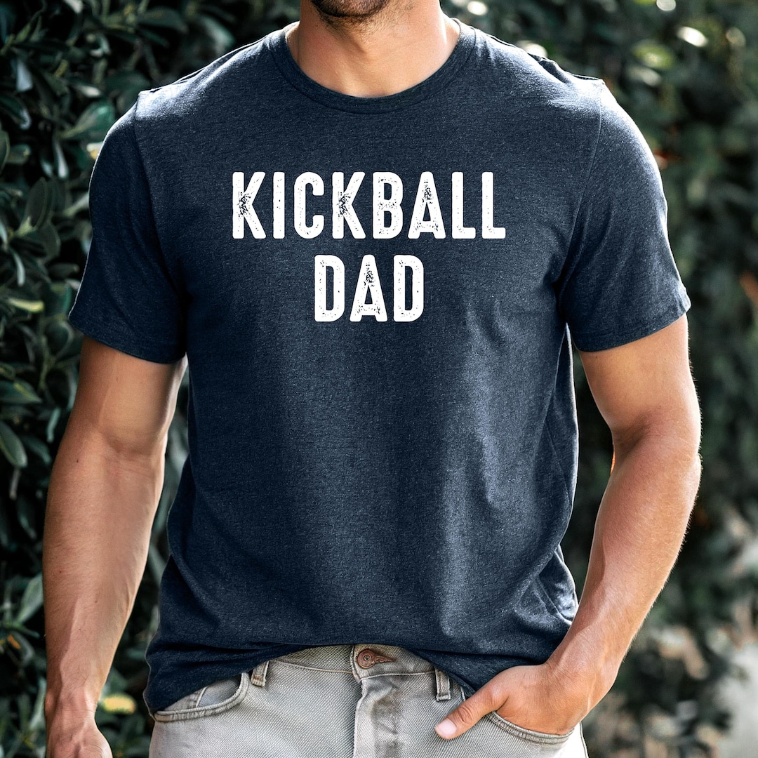 Custom Kickball Dad Shirt ,personalized Sports T-shirt , Funny Father ...