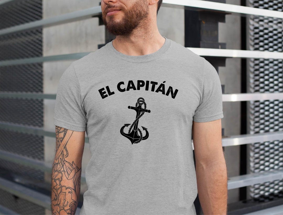 El Capitan T-shirt,funny Capitan Shirt,sailor Shirt,shirt for Men ...