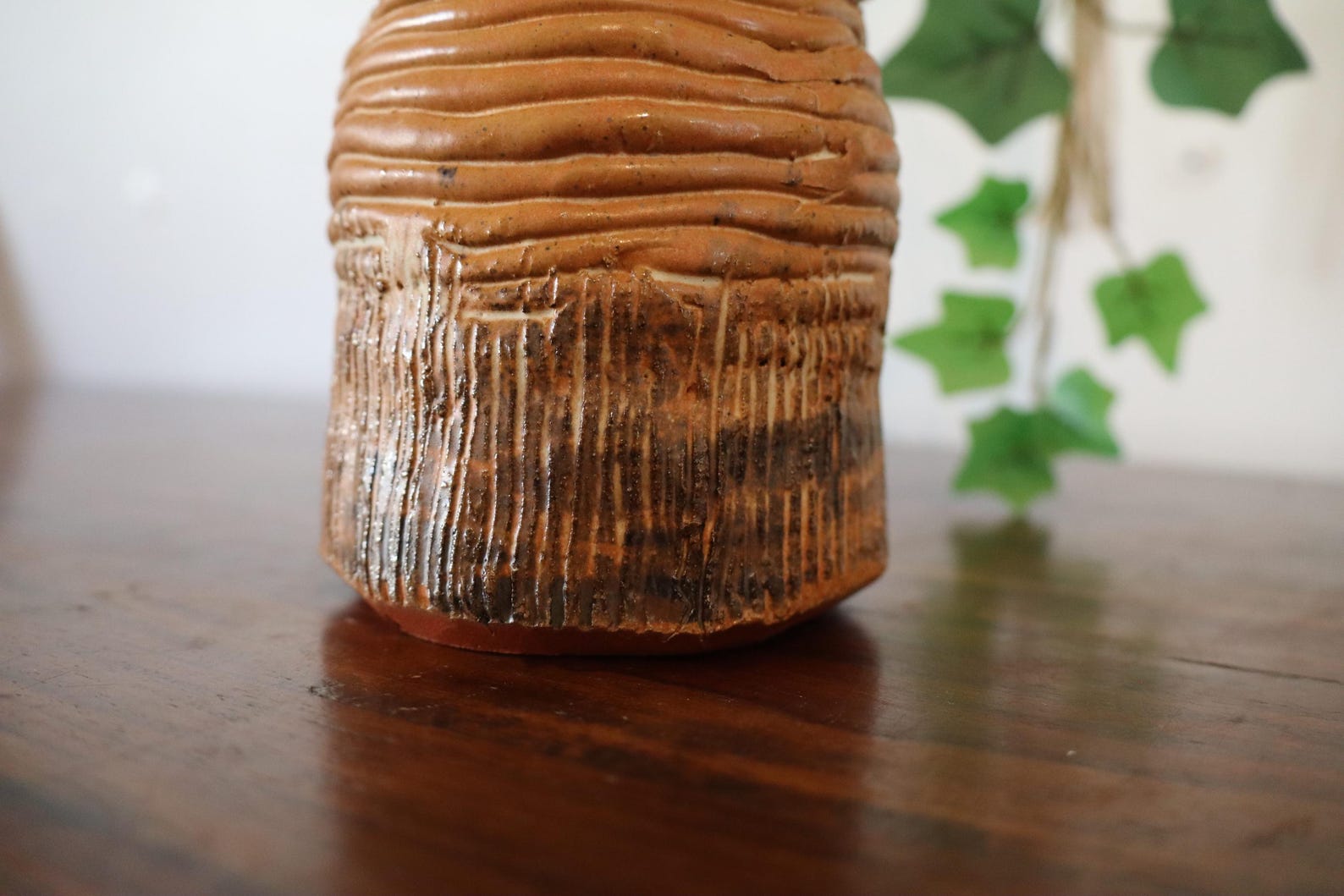 Handmade Coil Pottery Lidded Jar Artist Signed Studio Pottery Quirky ...