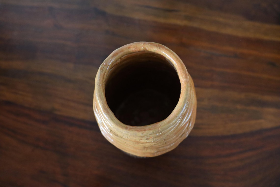 Handmade Coil Pottery Lidded Jar Artist Signed Studio Pottery Quirky ...