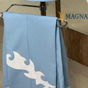 Men's Customized Blue 2pc Suits Embroidered Fringed Country Western ...