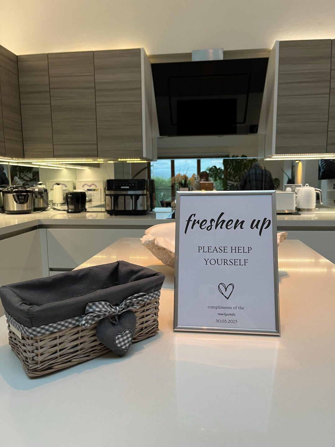 Editable Bathroom Basket Sign for Weddings, Birthdays, Bar/bat Mitzvahs ...