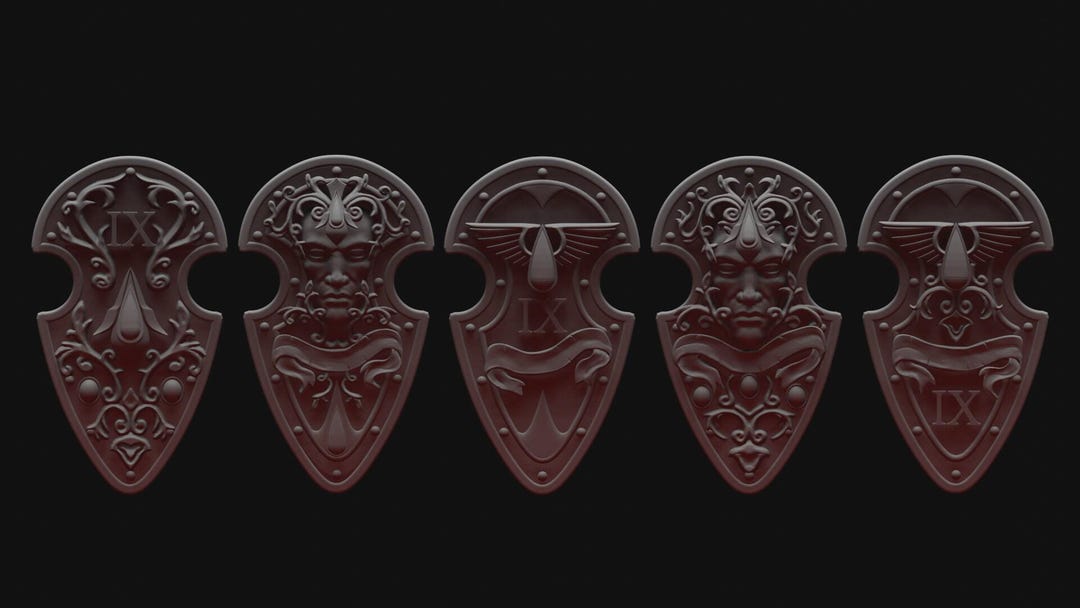 9th Legion Heresy Elite Paladin Shields - Etsy UK
