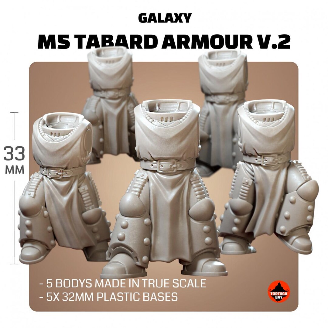 M5 Armour Tabard V.2 true Scale From Tortuga Bay - Etsy