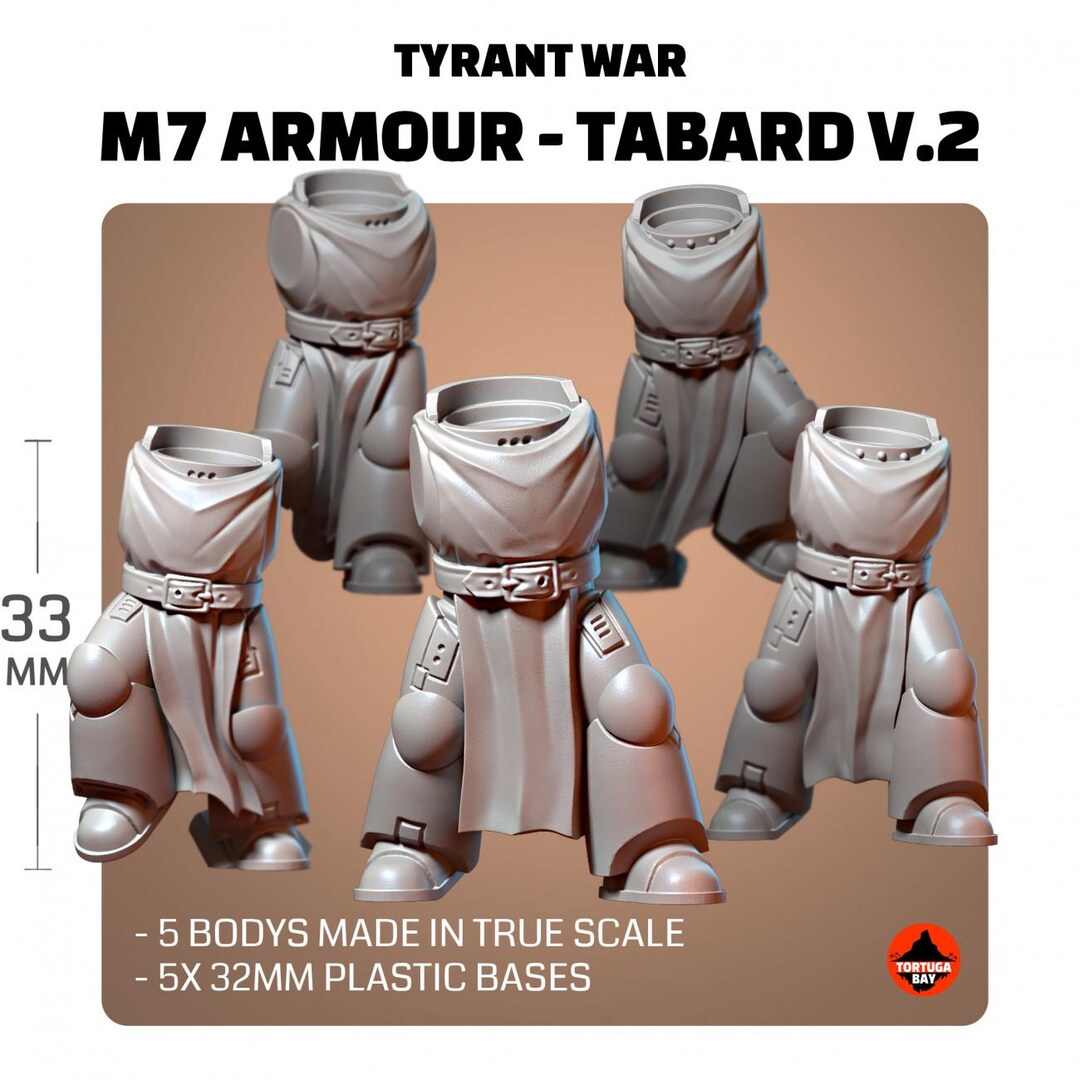 M7 Armour Tabard V.2 true Scale From Tortuga Bay - Etsy