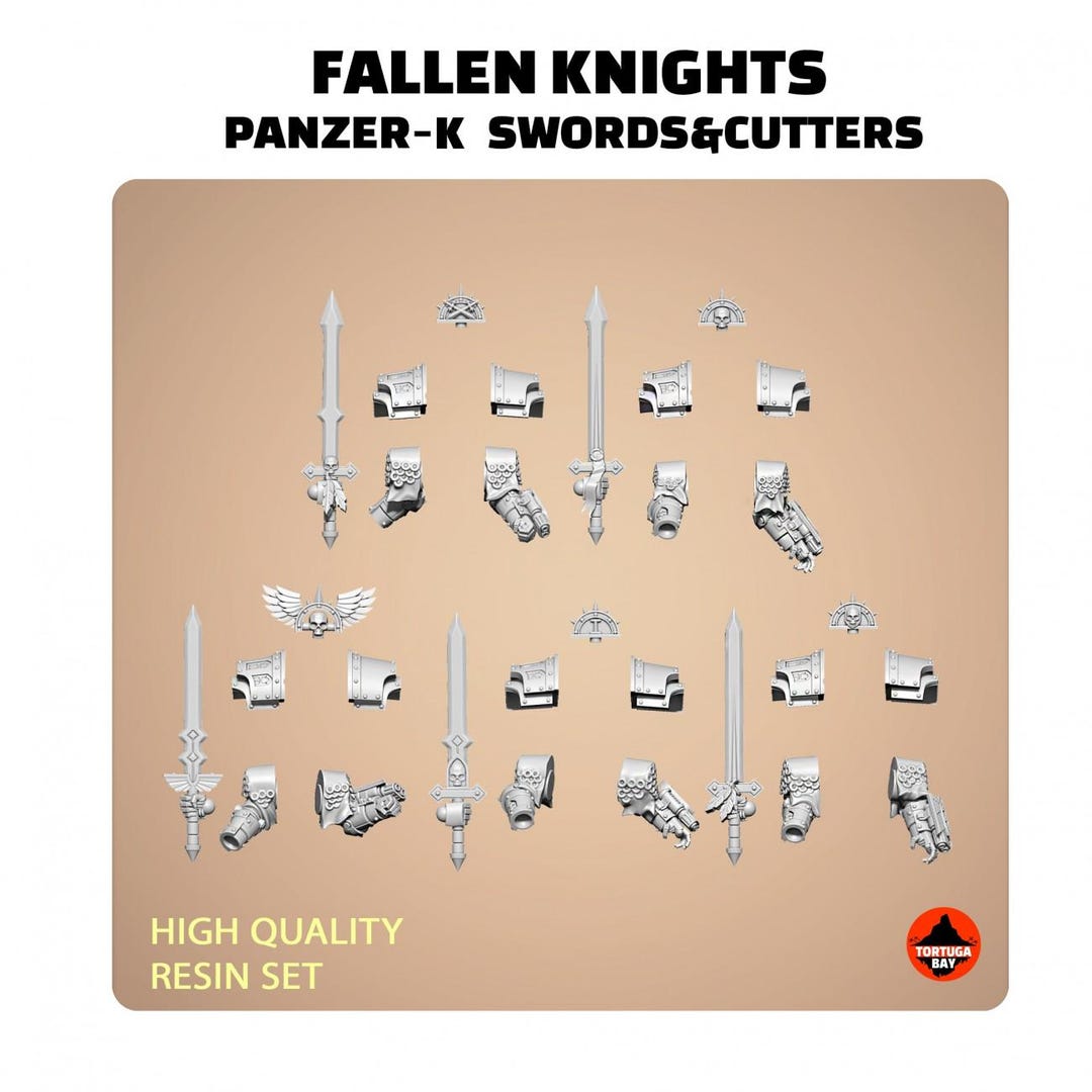 Fallen Knights Panzer-k Swords&cutters From Tortuga Bay - Etsy