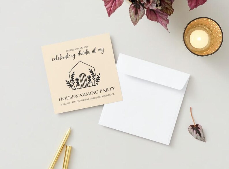 Digital Housewarming Invitation Template - Etsy