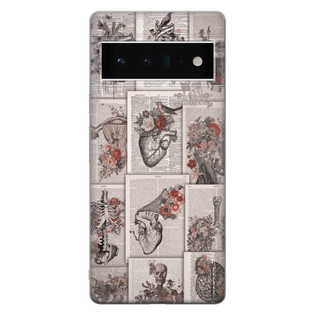 Human Anatomy Phone Case Healing Body Cover for Pixel 9 8A 7 Pro ...
