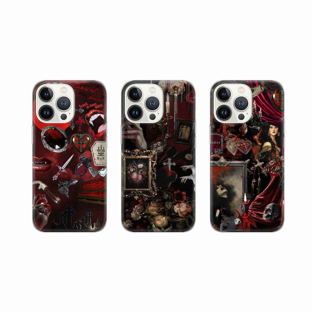 Vampire Blood Phone Case Eternal Life Cover for iPhone 16 Pro, 15, 14 ...