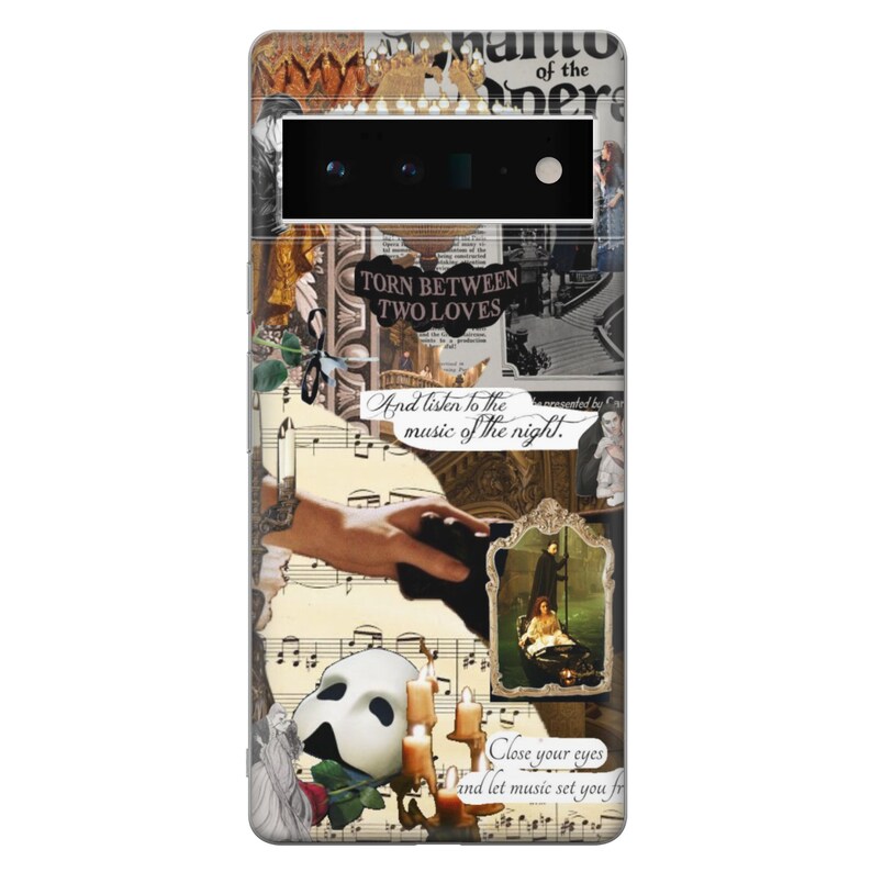 Phantom of the Opera Phone Case | Whimsical Face Covering Design - Etsy