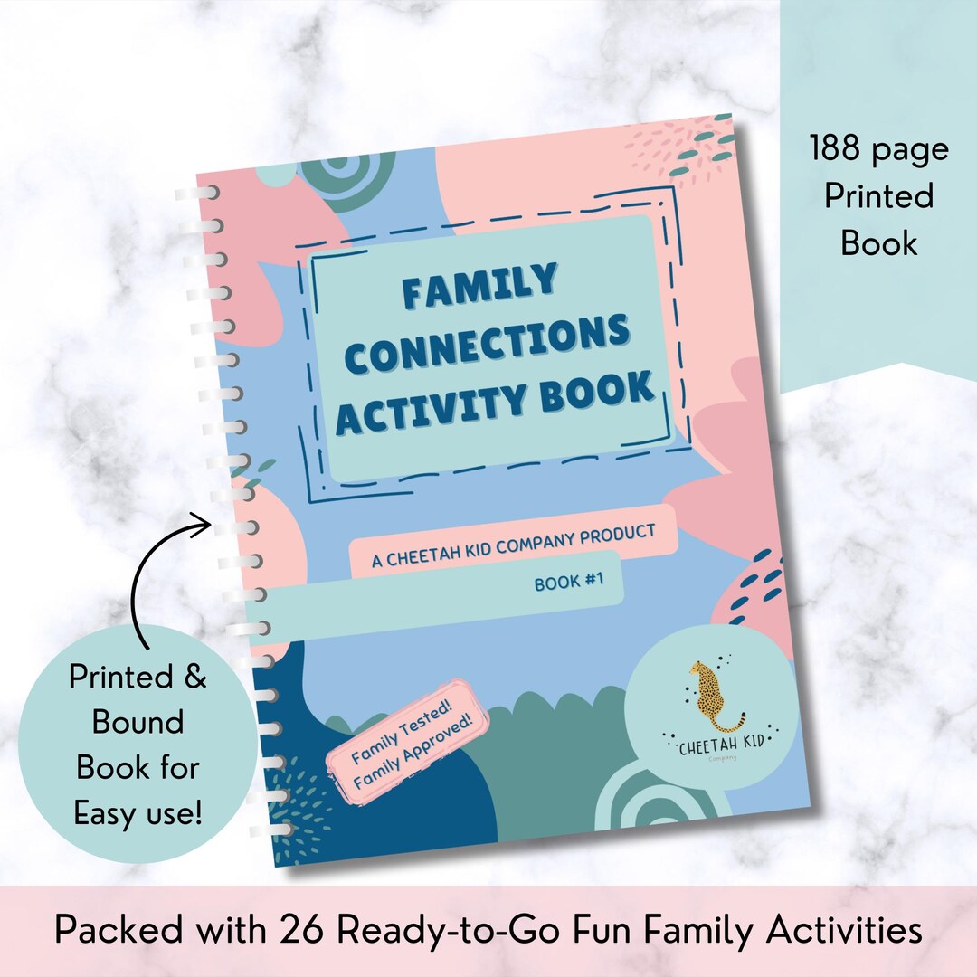 Family Connections Activity Book Family Activities and Games Screen ...
