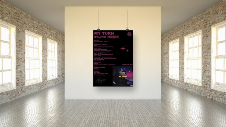 Lil Baby My Turn Deluxe Album Poster, Tracklist Poster, A3 Poster, A4 ...
