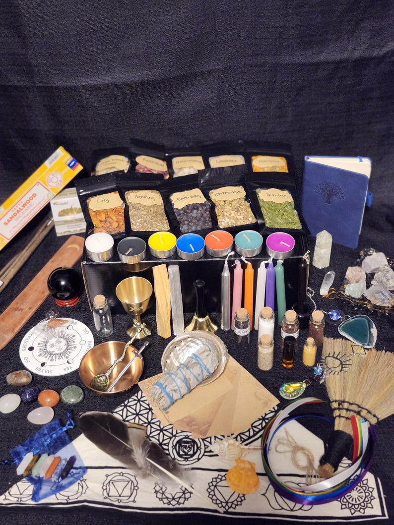 Witch Supply Kit Witchcraft Box Altar Kit Bundle - Etsy