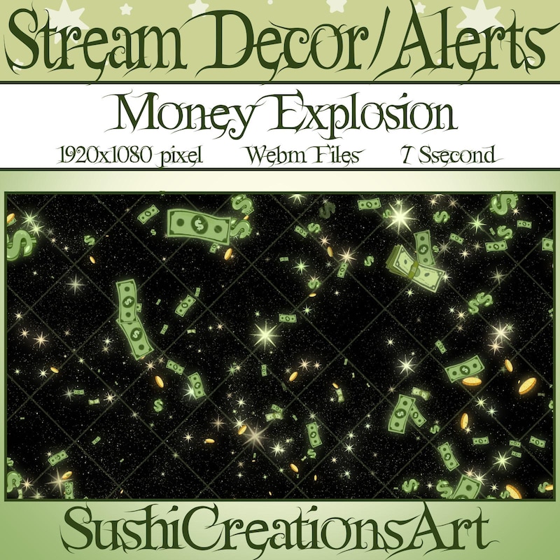 Money Alert Overlay - Etsy