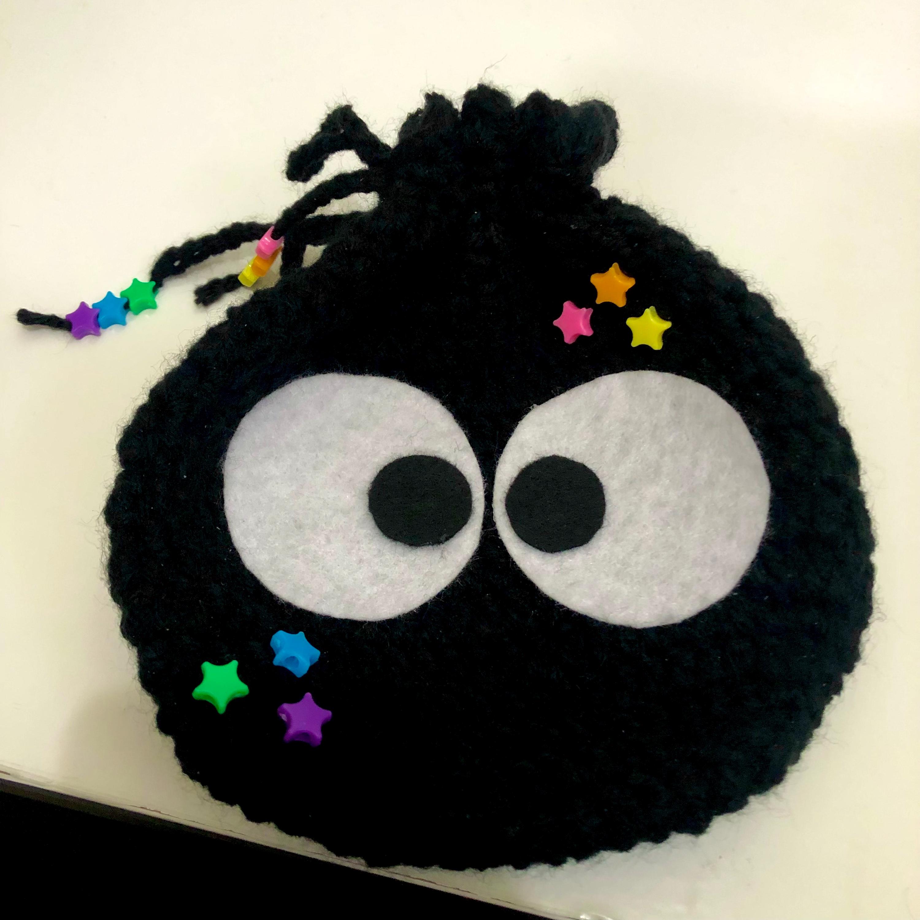 Crochet Soot Sprite Pouch! - Etsy