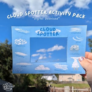 Cloud Spotter Activity, Cloud Types, Cloud Finder, Printable Scavenger ...