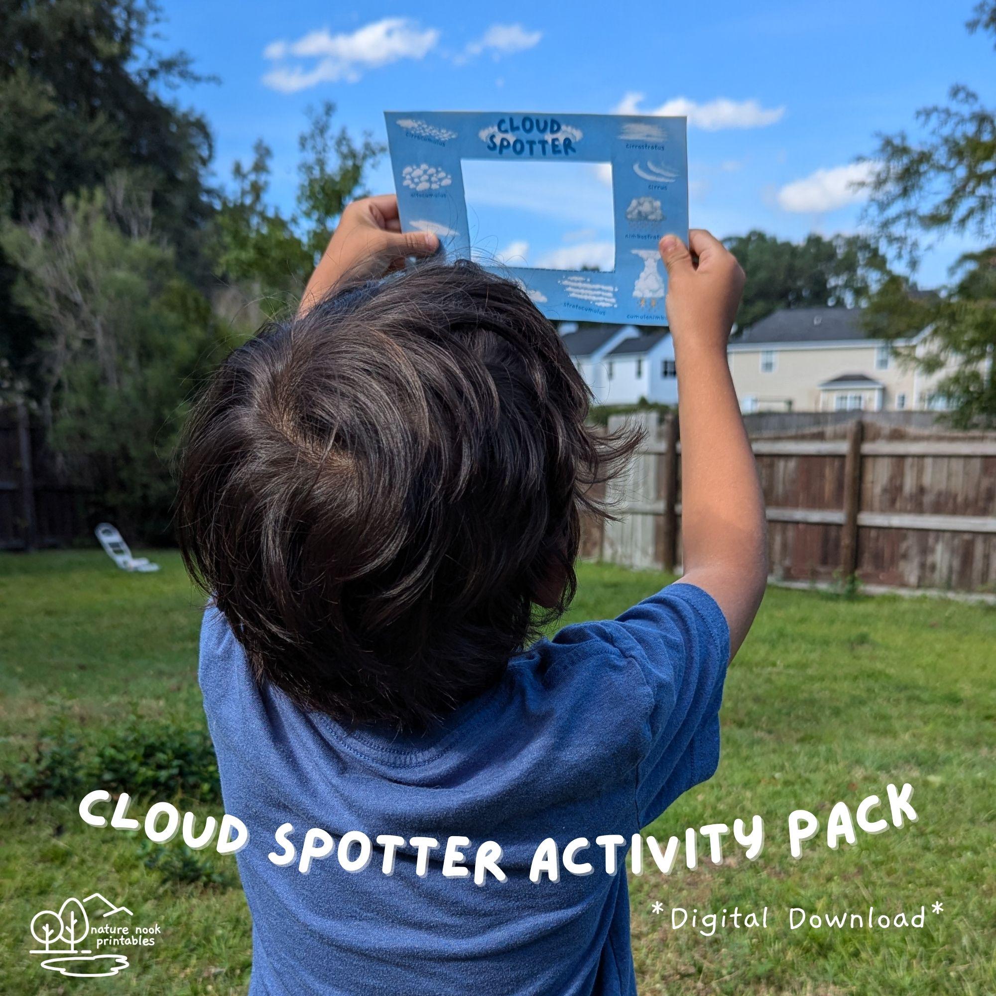 Cloud Spotter Activity, Cloud Types, Printable Outdoor Scavenger Hunt ...