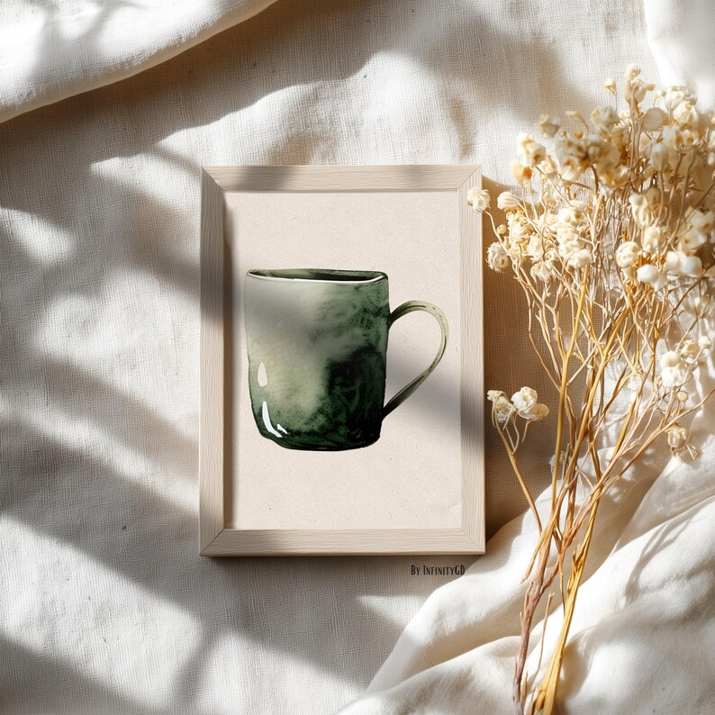 Boho Coffee Mug Clipart | 30 Watercolor Pngs (digital Download) - Etsy