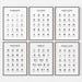 Kanji Poster Set of 6 - Numbers, Colors, Emotions, Weather, Family, and ...