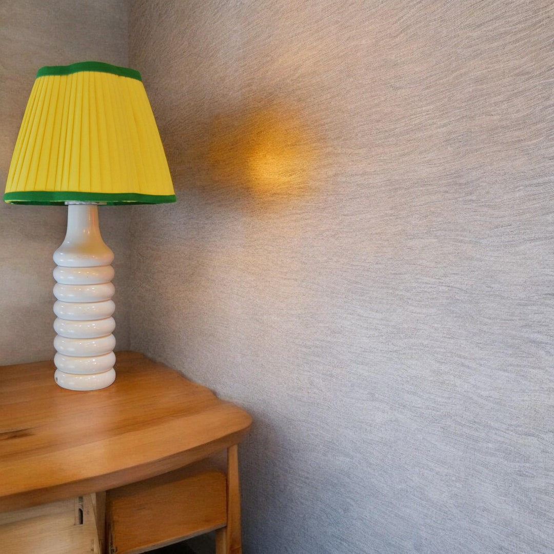 Mustard Home Decor, Yellow Light Shade, Yellow Geometric, Yellow Lamp ...