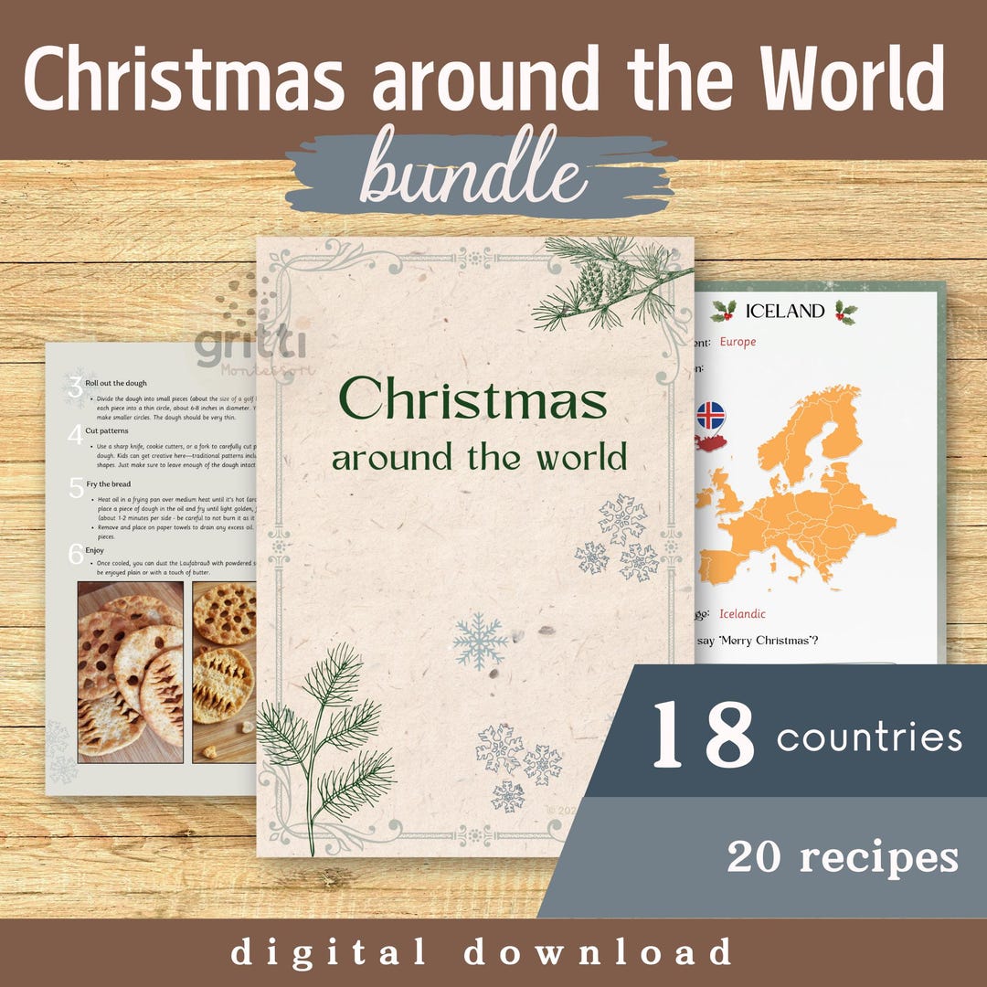 Christmas Around the World Learning Pack | Unit Study | 20 Countries ...