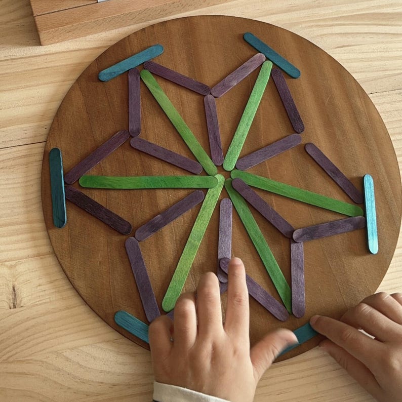 Snowflake Popsicle Sticks Shapes Activity Cards | Toddlers ...