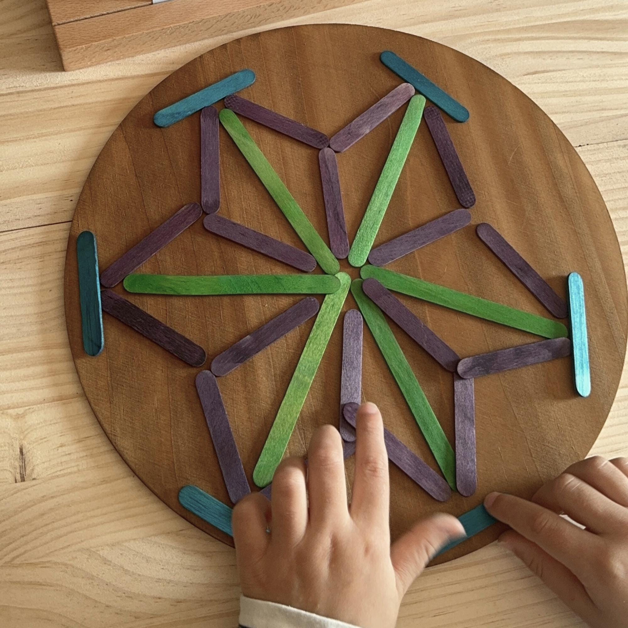 Snowflake Popsicle Sticks Shapes Activity Cards | Toddlers ...