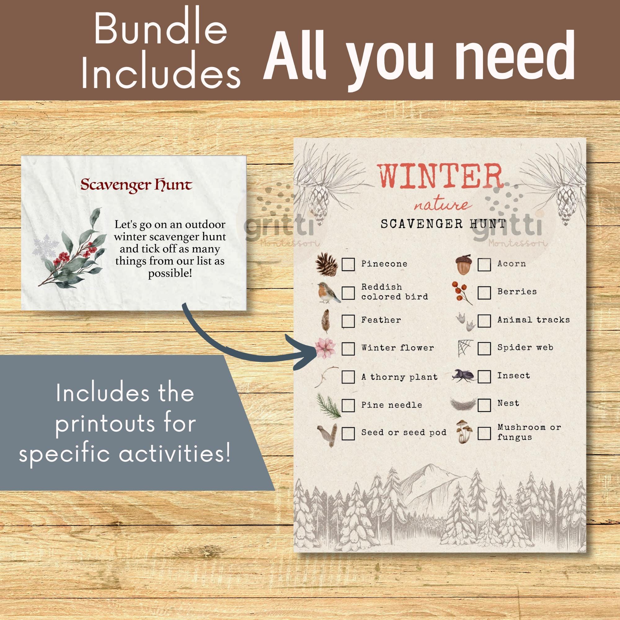 40 Editable Activity Advent Calendar Cards | Winter Activity Bundle ...