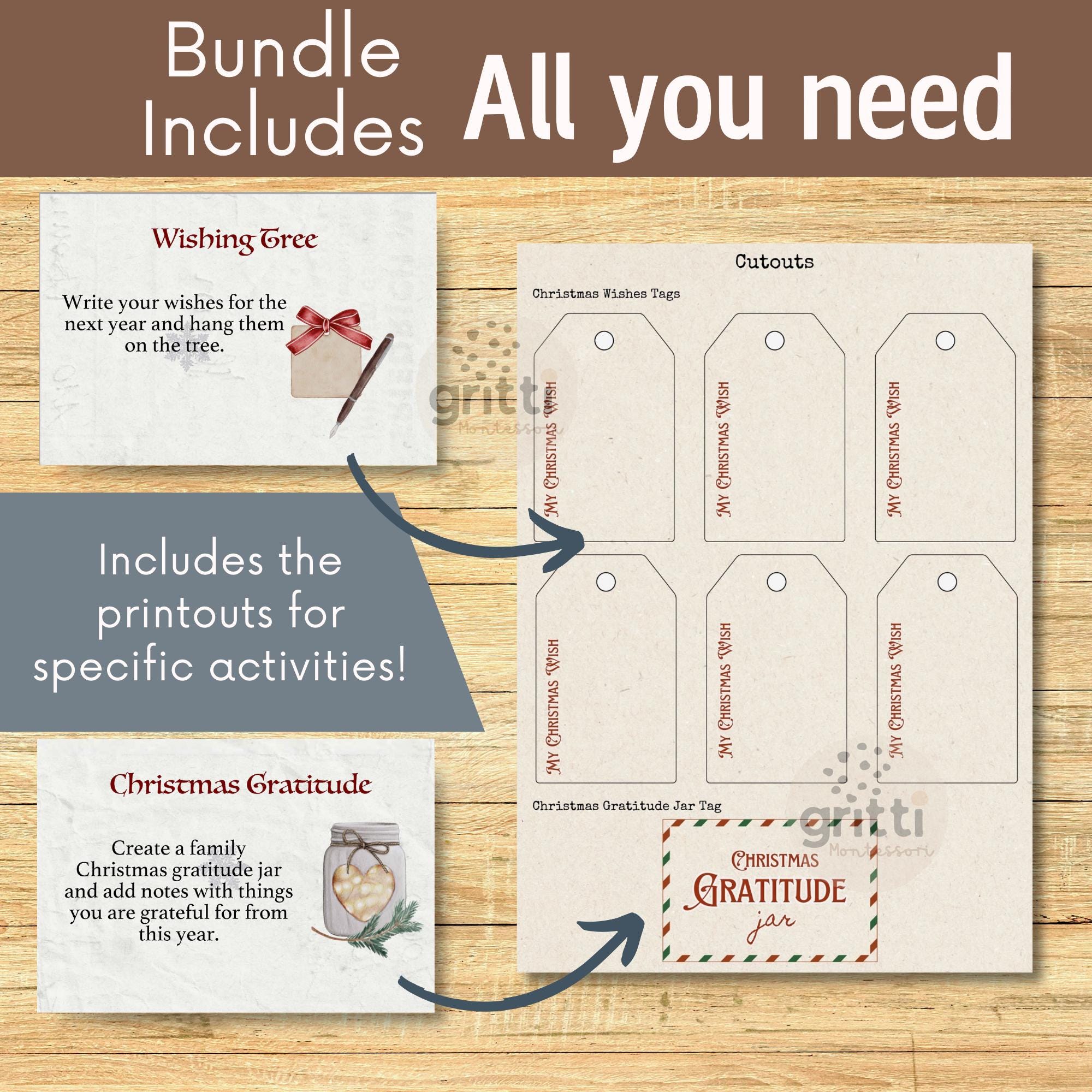 40 Editable Activity Advent Calendar Cards | Winter Activity Bundle ...