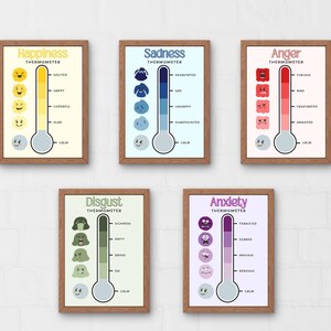 Therapy Aids, Emotion Thermometers, Child Development, Visual Supports ...