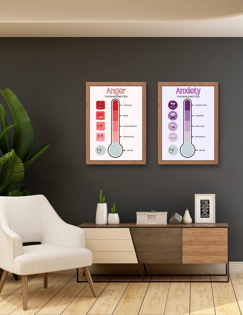 Therapy Aids, Emotion Thermometers, Child Development, Visual Supports ...