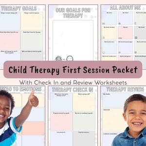 Child Therapy Toolkit: First Session, Emotions, Goal Setting - Etsy