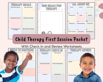Child Therapy Toolkit: First Session, Emotions, Goal Setting - Etsy