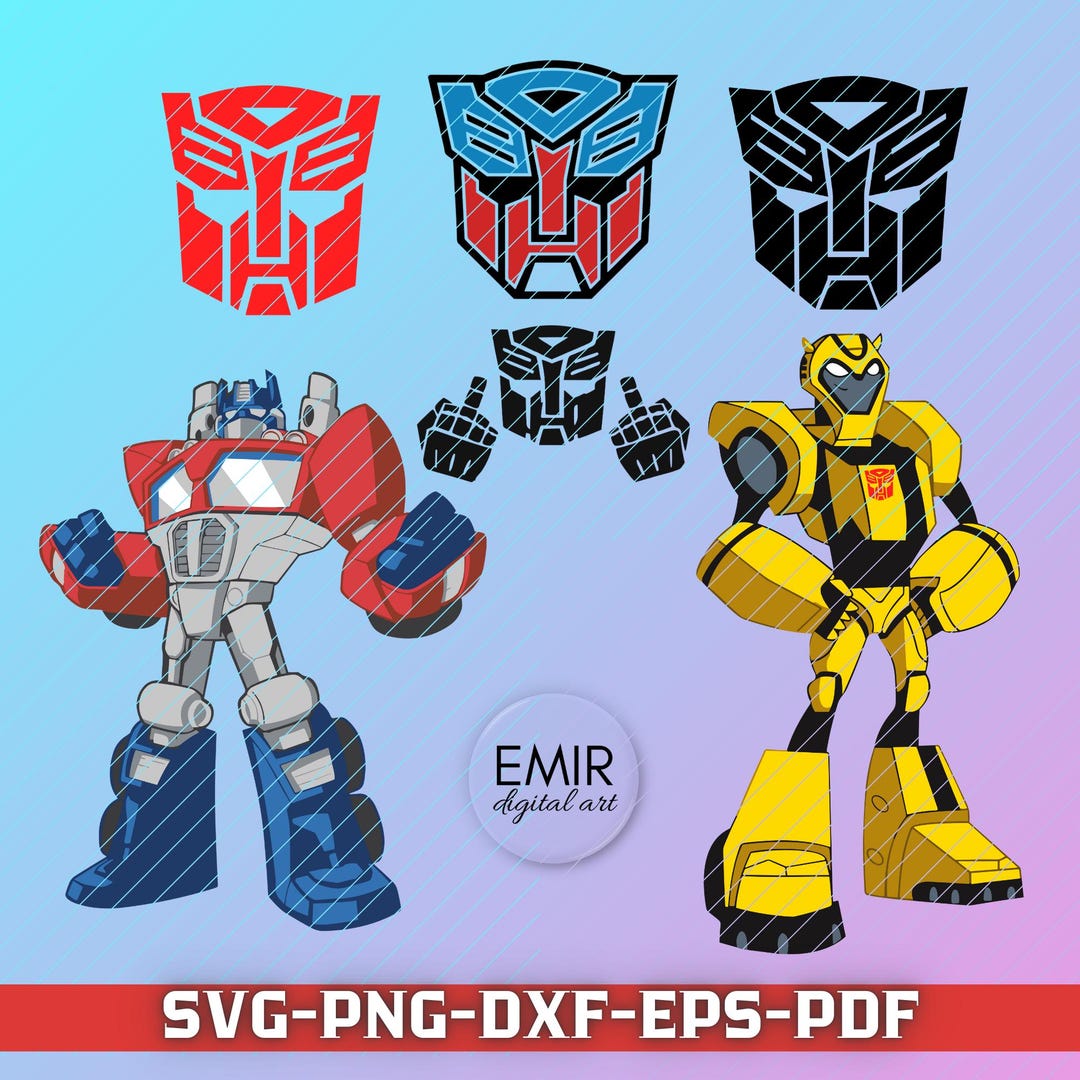 Transformers Svg-png Bundle, Printable, for Cricut, Transformers Masks ...