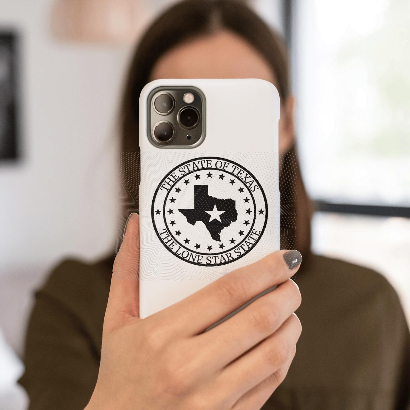 Texas SVG Lone Star State Design, Ringed Silhouette, Cut Files, Texas ...