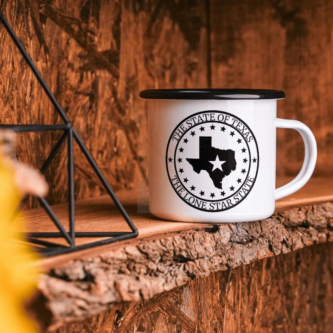 Texas SVG Lone Star State Design, Ringed Silhouette, Cut Files, Texas ...
