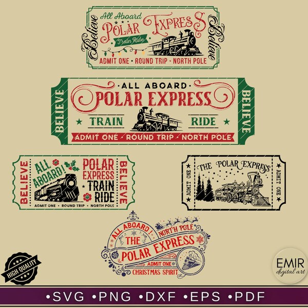 Polar Express Svg - Etsy