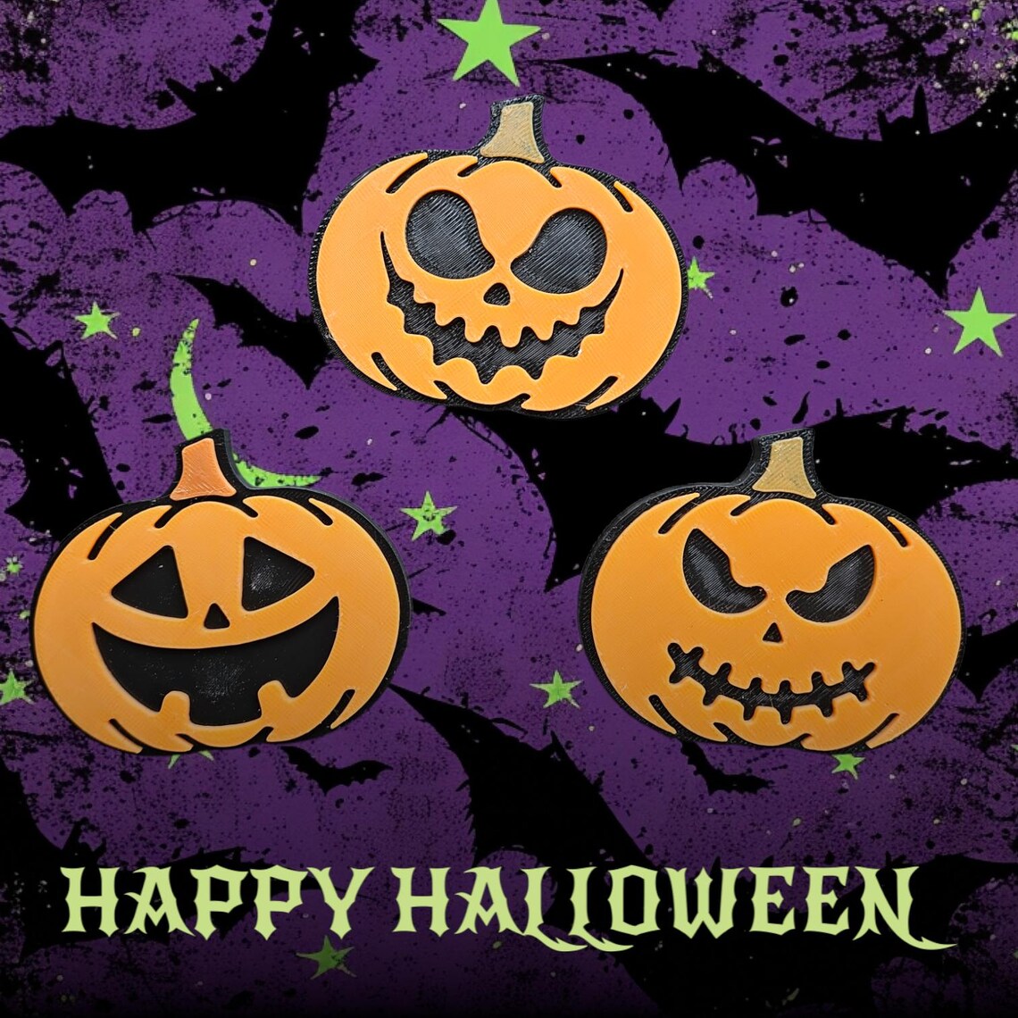 Halloween Fridge Magnets: Spooky 3D Printed Decorations - Etsy